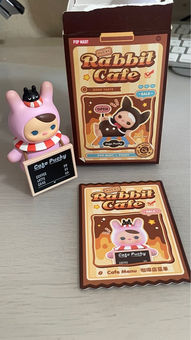 Rabbit Cafe Popmart, Hobbies & Toys, Toys & Games on Carousell