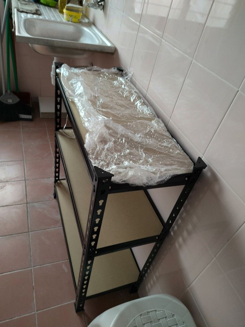 Rak besi 3 tingkat murah, Furniture & Home Living, Furniture, Tables ...