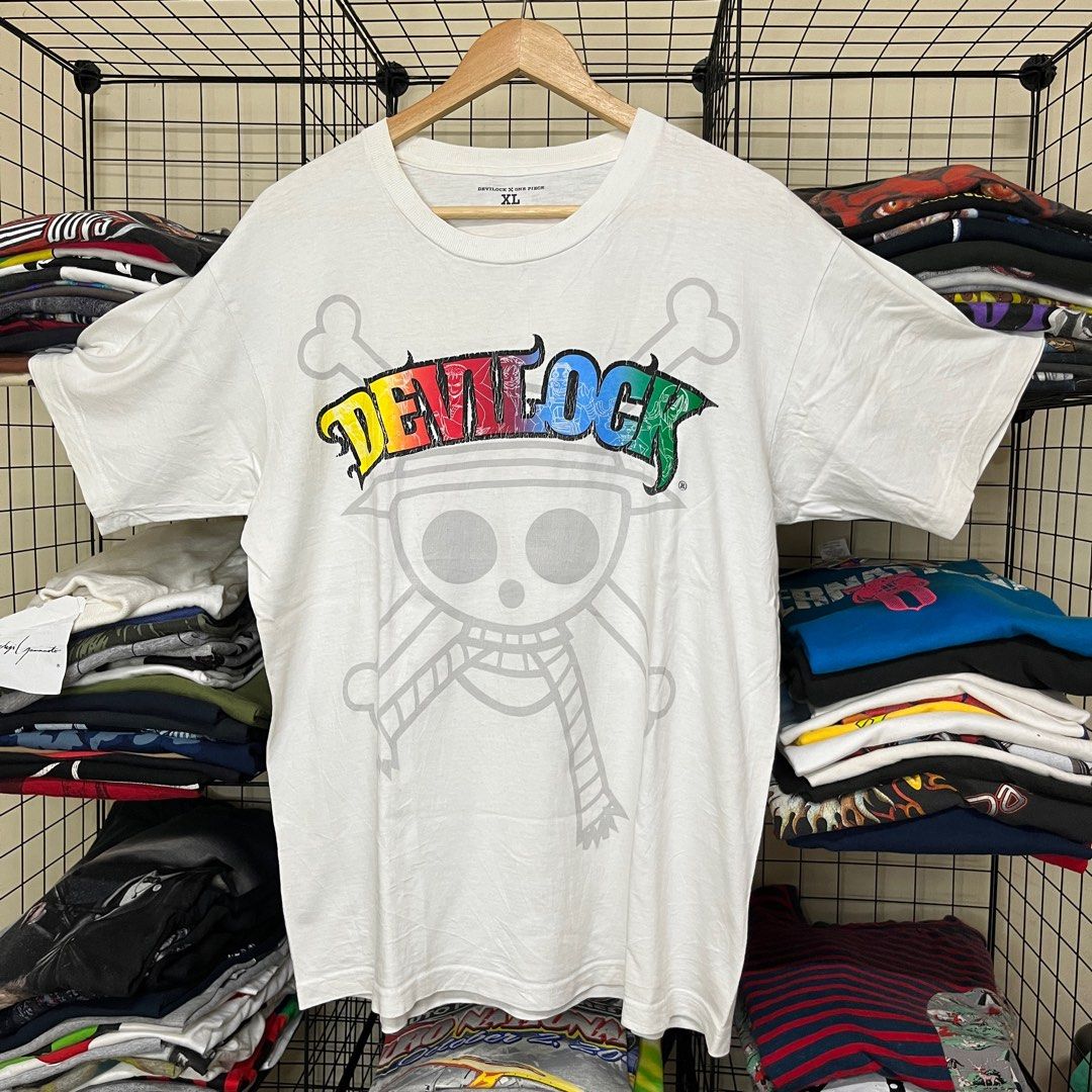 Rare One Piece X Devilock, Men's Fashion, Tops & Sets, Tshirts & Polo Shirts on Carousell
