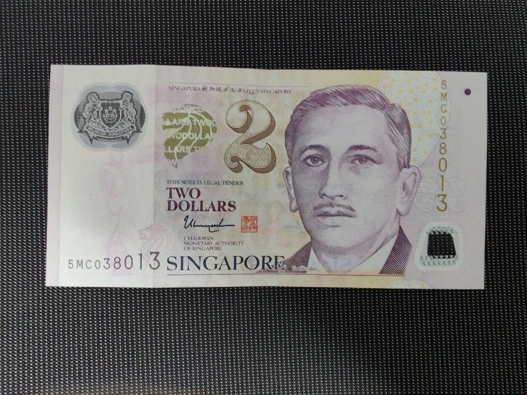 Rare Singapore error note SGD2, Hobbies & Toys, Memorabilia ...