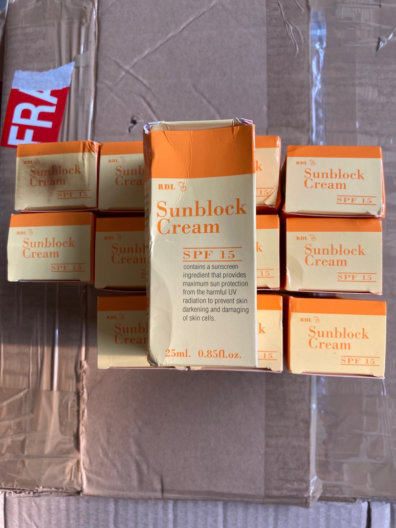 RDL Sunblock Cream SPF 15, Beauty & Personal Care, Face, Face Care on ...