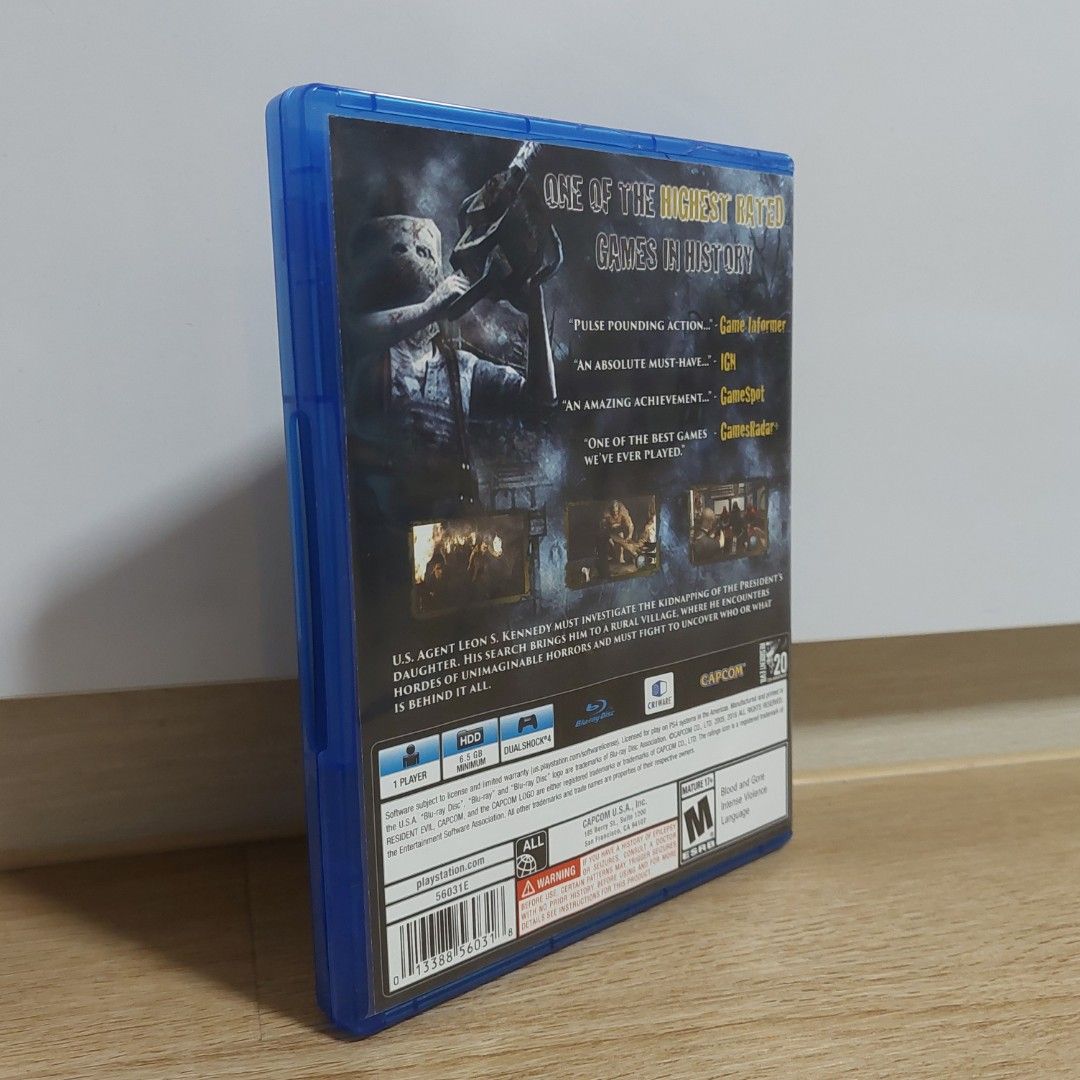 Resident Evil 4, Video Gaming, Video Games, PlayStation on Carousell