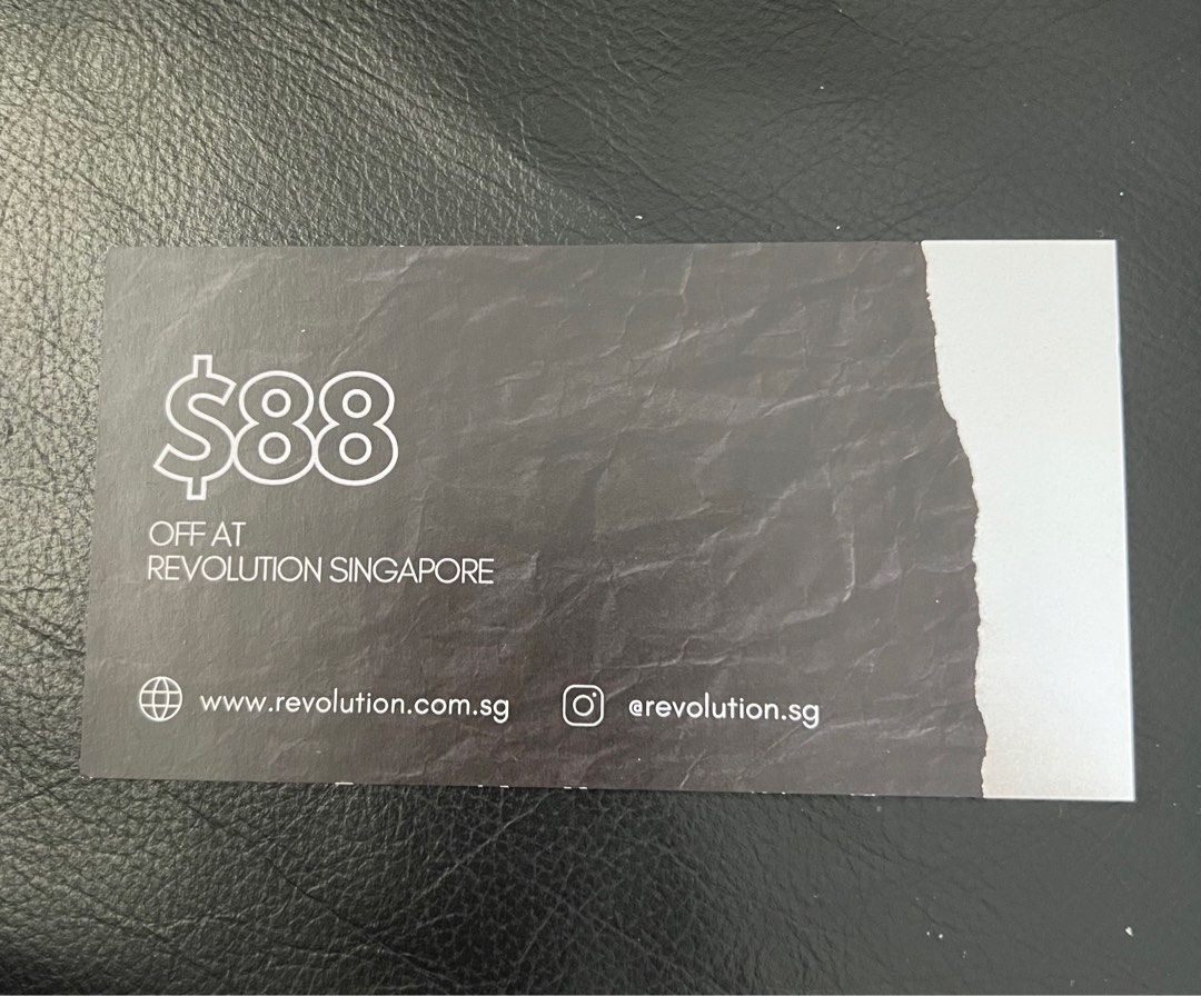 Revolution spin voucher, Tickets & Vouchers, Vouchers on Carousell