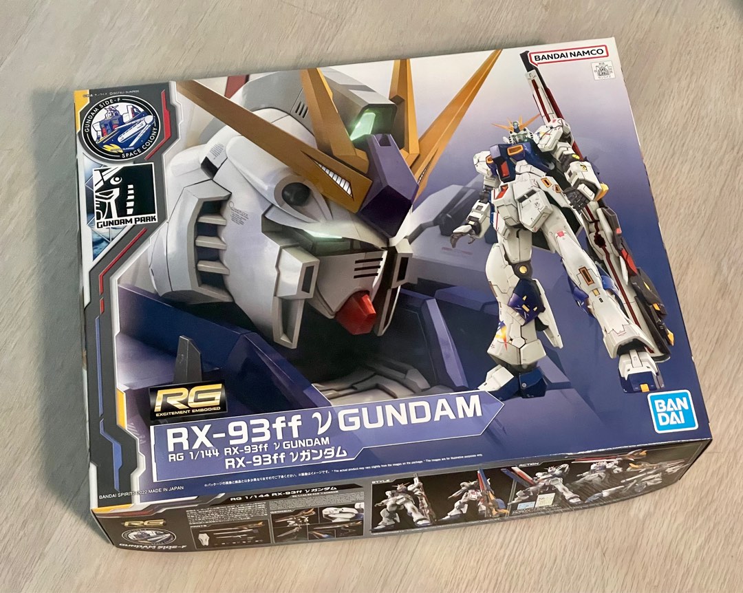 RG nu Gundam RX-93ff, 興趣及遊戲, 玩具 & 遊戲類 - Carousell