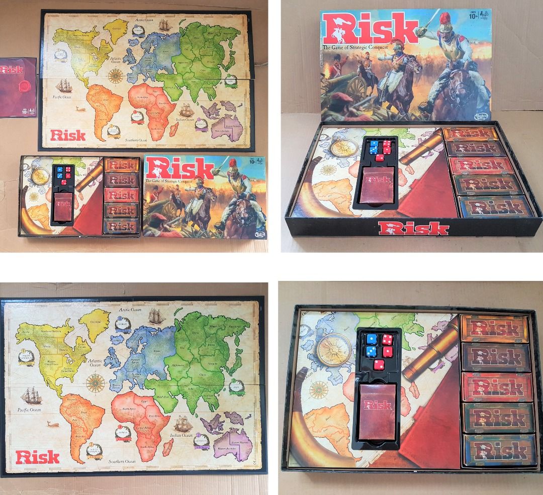 Risk Board Game, Most Popular, Mass Market War Game, Complete Set of ...