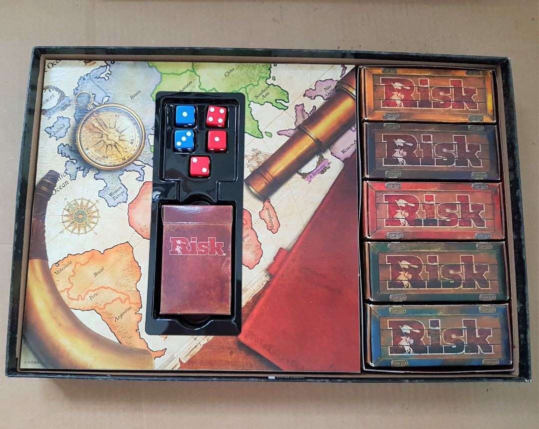 Risk Board Game, Most Popular, Mass Market War Game, Complete Set of ...