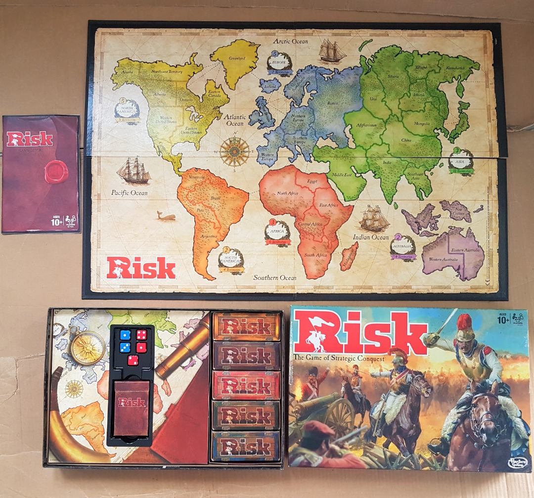 Risk Board Game, Most Popular, Mass Market War Game, Complete Set of ...