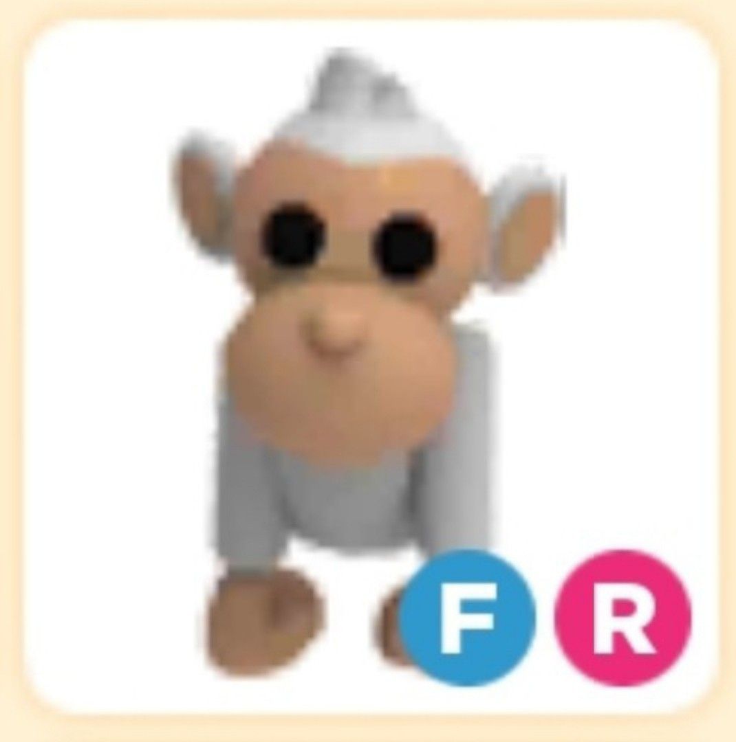 Roblox Adopt Me Fly Ride Albino Monkey, Video Gaming, Gaming ...