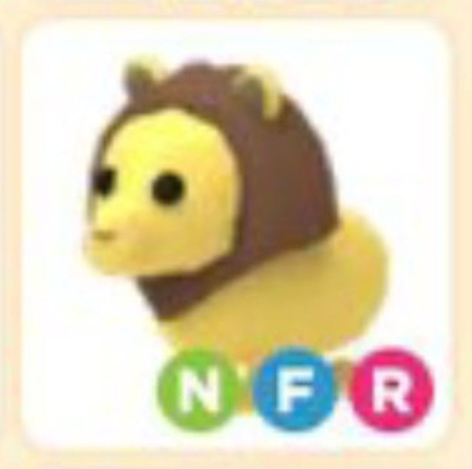 Roblox Adopt Me Neon Fly Ride Lion, Video Gaming, Gaming Accessories ...