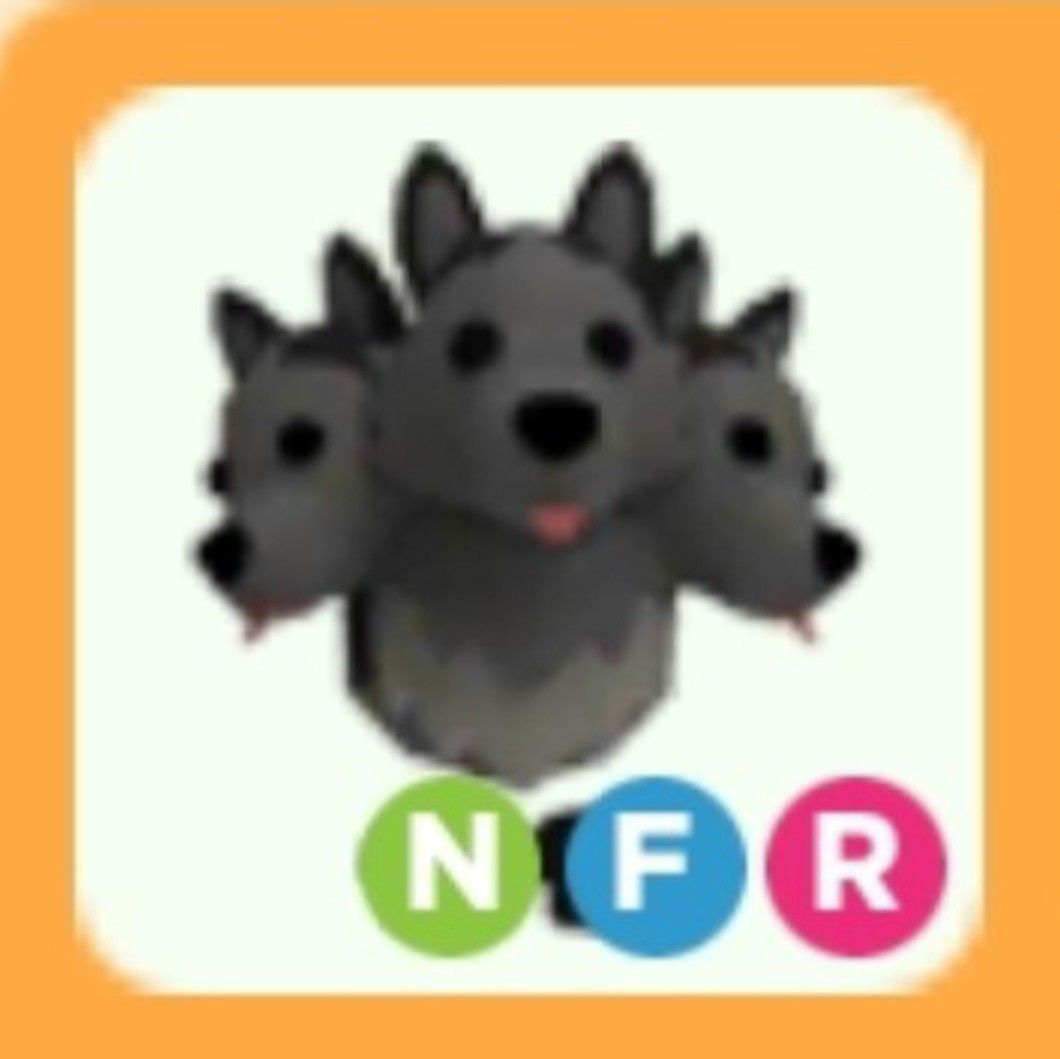 Roblox Adopt Me Neon Fly Ride Cerberus, Video Gaming, Gaming ...