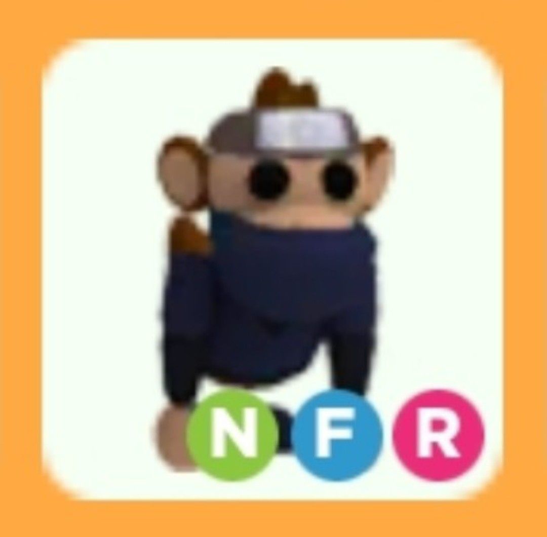 Roblox Adopt Me Neon Fly Ride Ninja Monkey, Video Gaming, Gaming ...