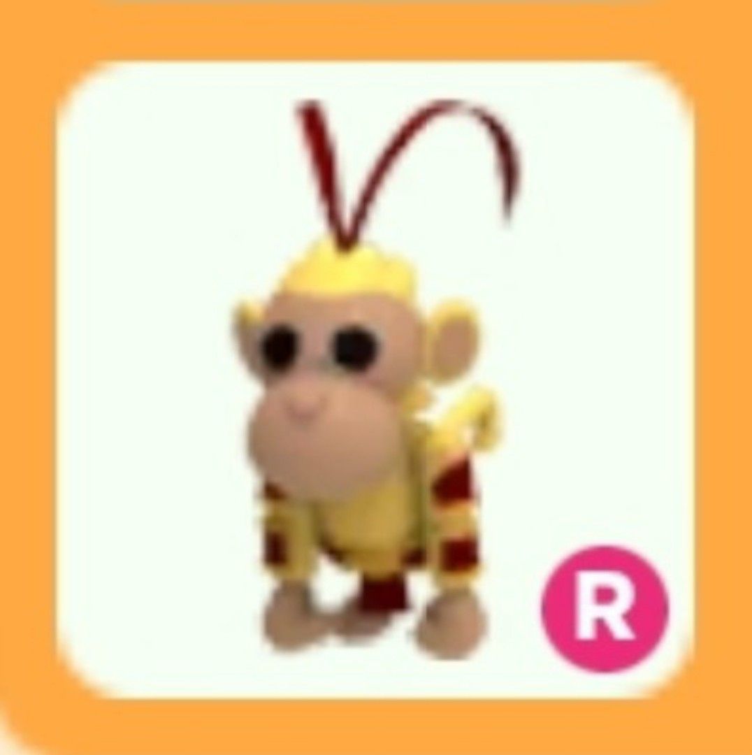 Roblox Adopt Me Ride Monkey King, Video Gaming, Gaming Accessories, In ...