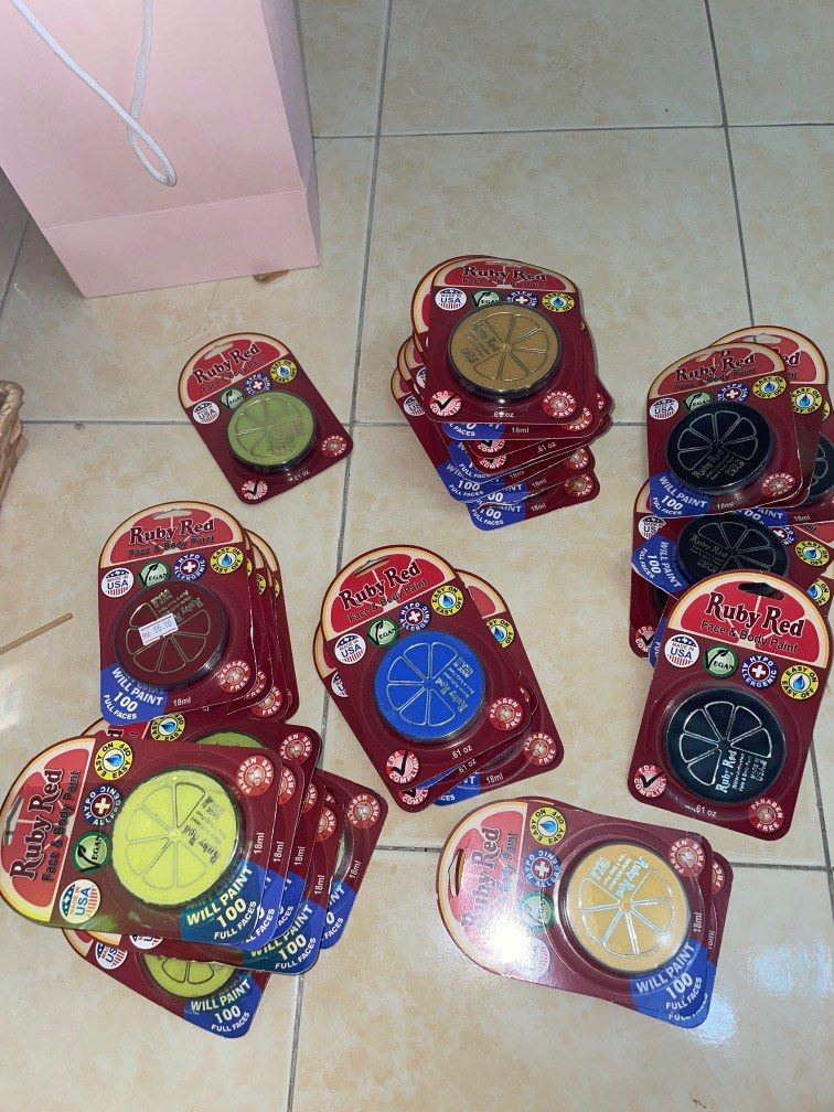 Ruby Red Face and Body Paint USA, Hobbies & Toys, Stationery & Craft ...