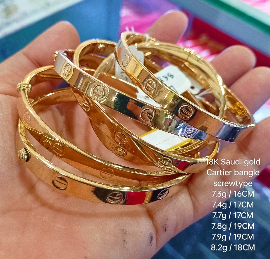 Screw type bangle on Carousell