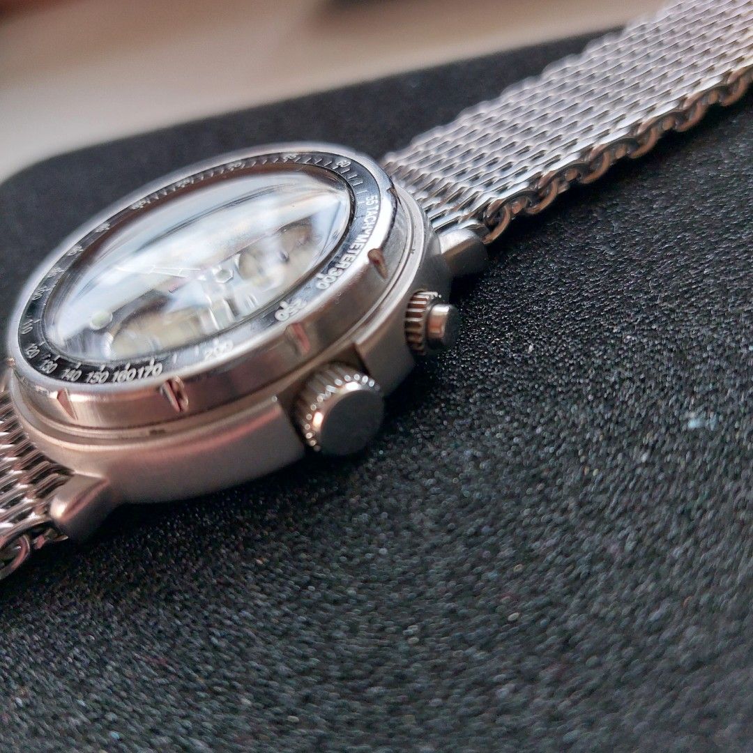 Seiko Italian Tuna Quartz Chronograph Reverse Panda, Men's Fashion ...