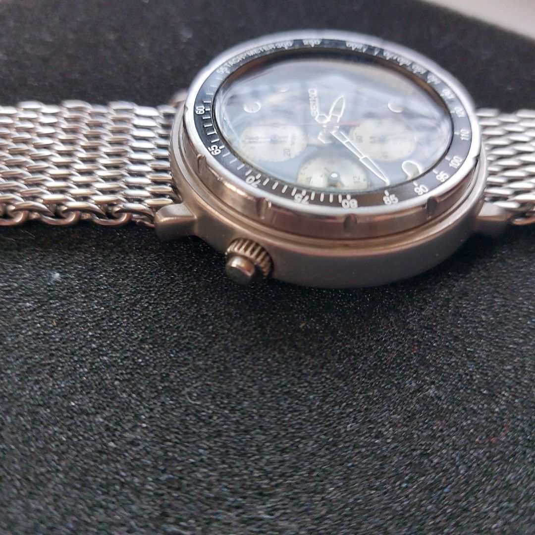 Seiko Italian Tuna Quartz Chronograph Reverse Panda, Men's Fashion ...