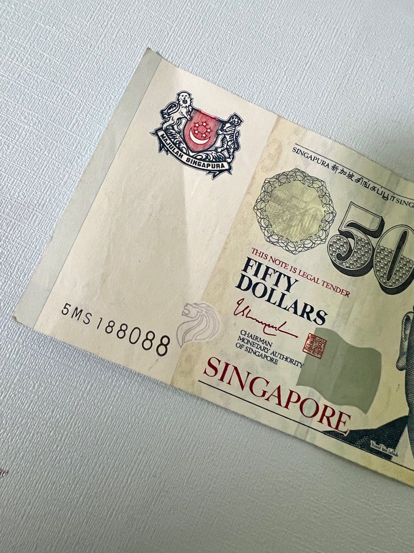 serial number 8088 Singapore $50, Hobbies & Toys, Memorabilia ...