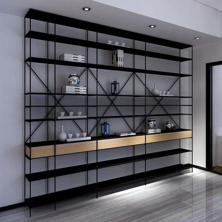 SHIELD Minimalist Wireframe Display Shelf, Furniture & Home Living ...