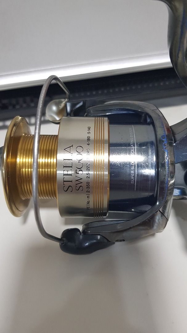 Shimano Stella SW 5000HG Spinning Reel, Sports Equipment, Fishing on ...