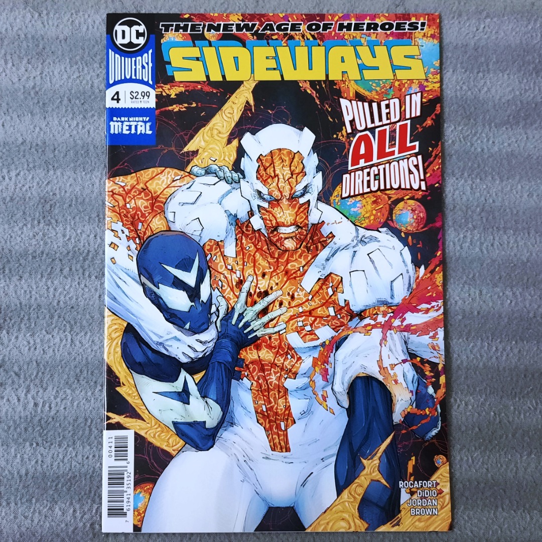 Sideways #4 (DC Comics) Dan DiDio, Justin Jordan, Kenneth Rocafort ...
