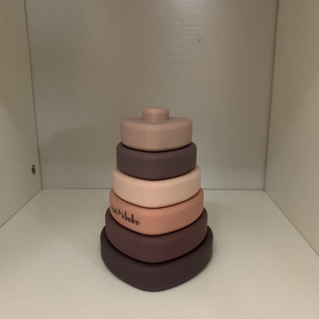Silicone stacking for baby, Babies & Kids, Infant Playtime on Carousell