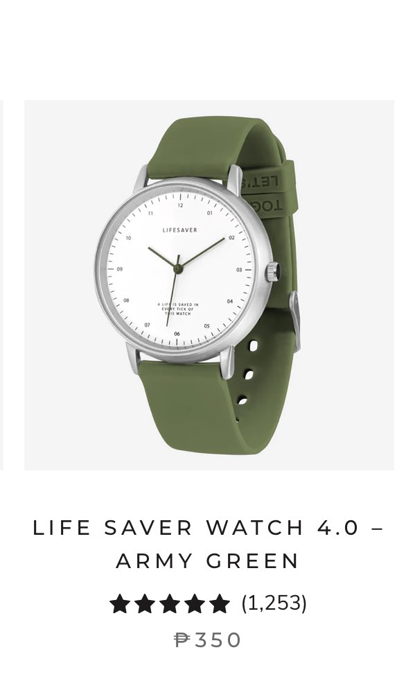 Silicone watch from love hope faith group on Carousell