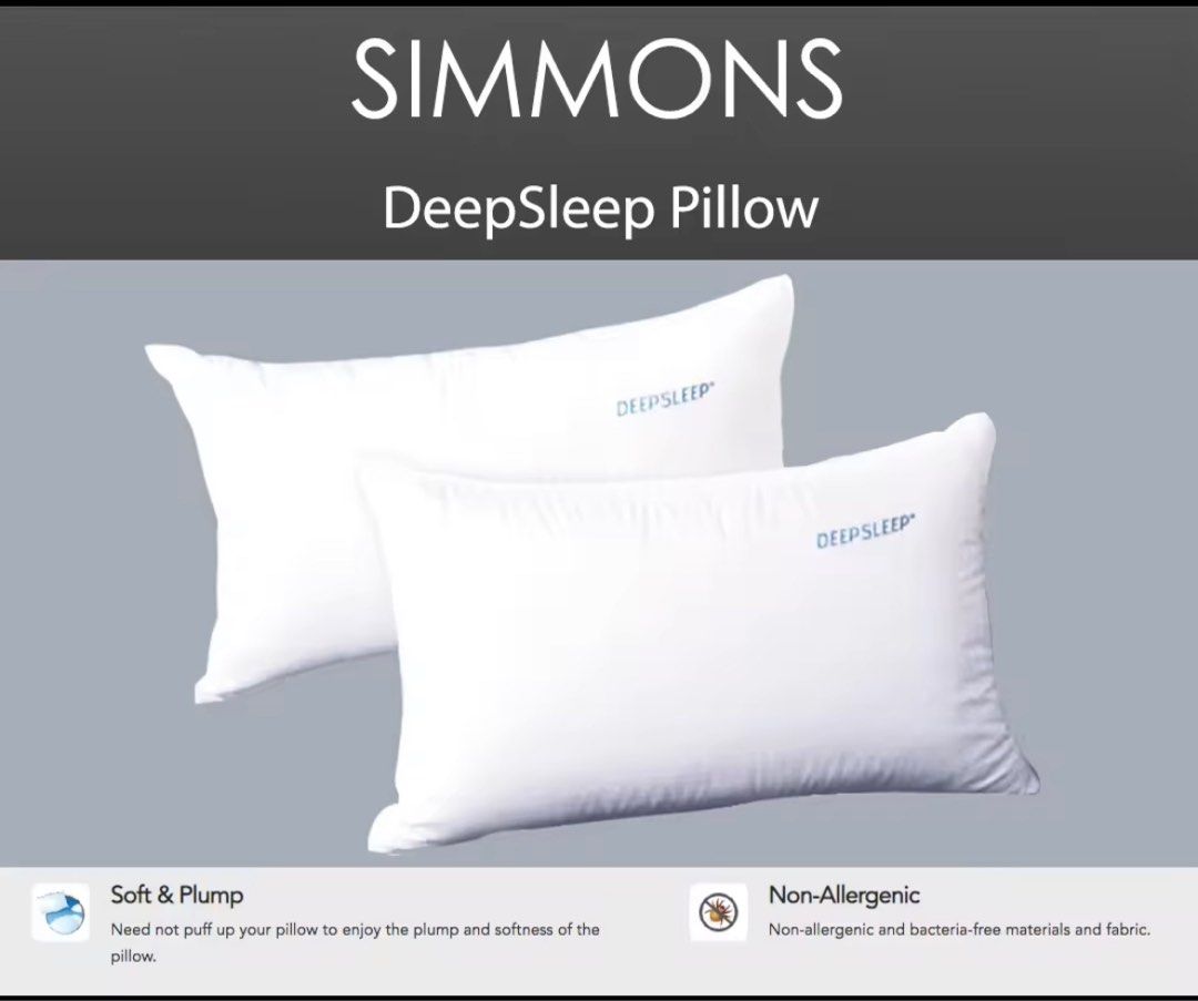 SIMMONS Fluffy Pillows!, Furniture & Home Living, Bedding & Towels on ...