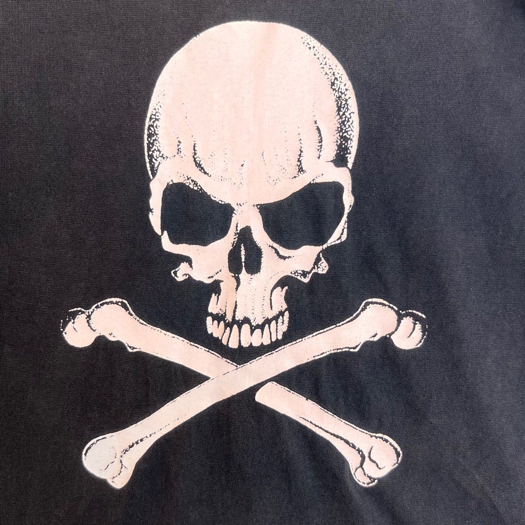 Skull 3 Quarter Tee by Wall of Fame, Men's Fashion, Tops & Sets ...