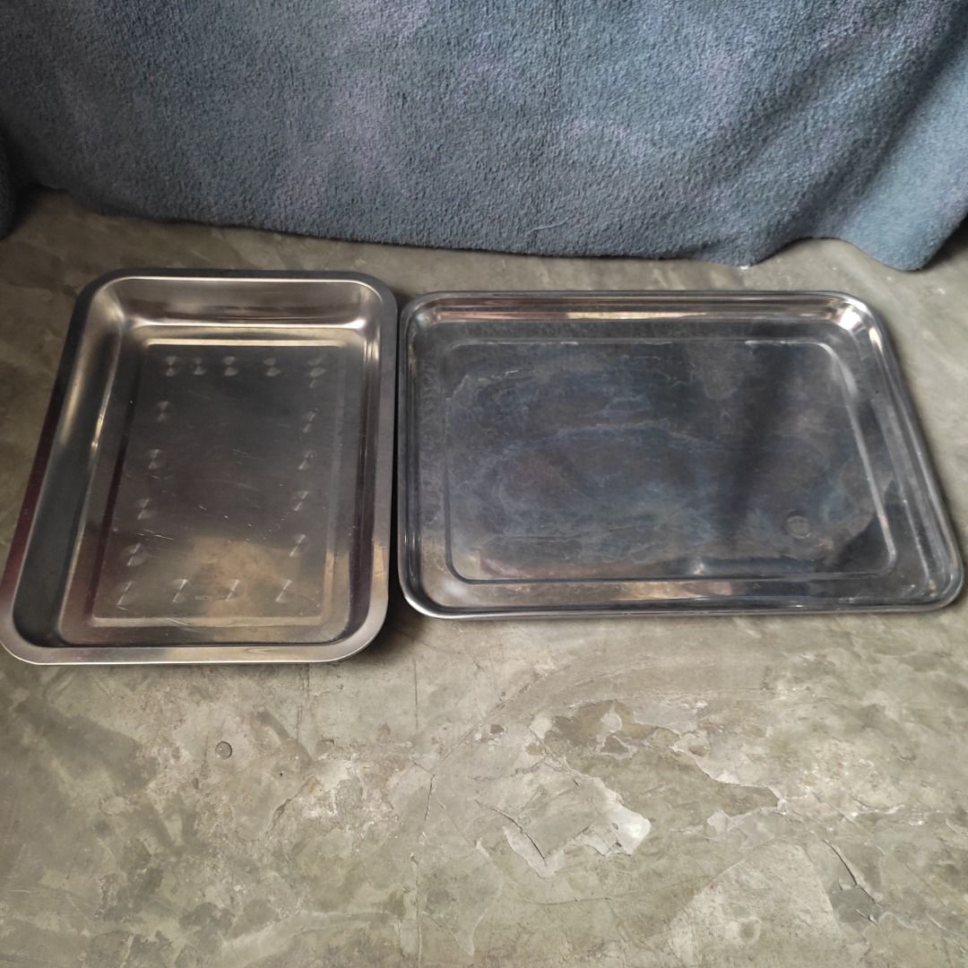 Stainless Steel Flat Trays Multi Purpose Tray Stainless Steel on Carousell