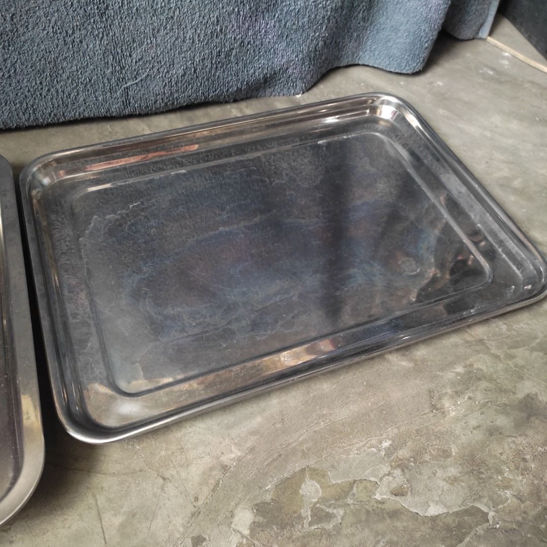 Stainless Steel Flat Trays Multi Purpose Tray Stainless Steel on Carousell