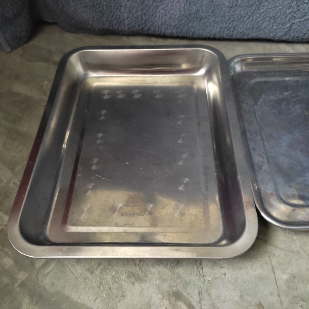 Stainless Steel Flat Trays Multi Purpose Tray Stainless Steel on Carousell