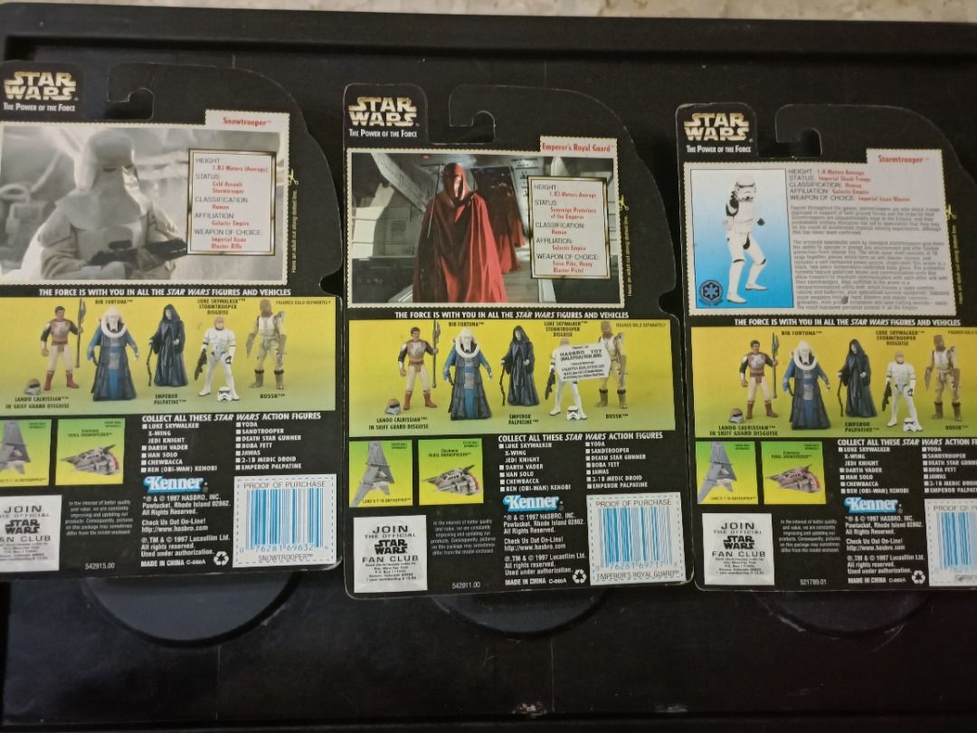 Star Wars The Power of The Force - SNOWTROOPER, EMPEROR'S ROYAL GUARD ...