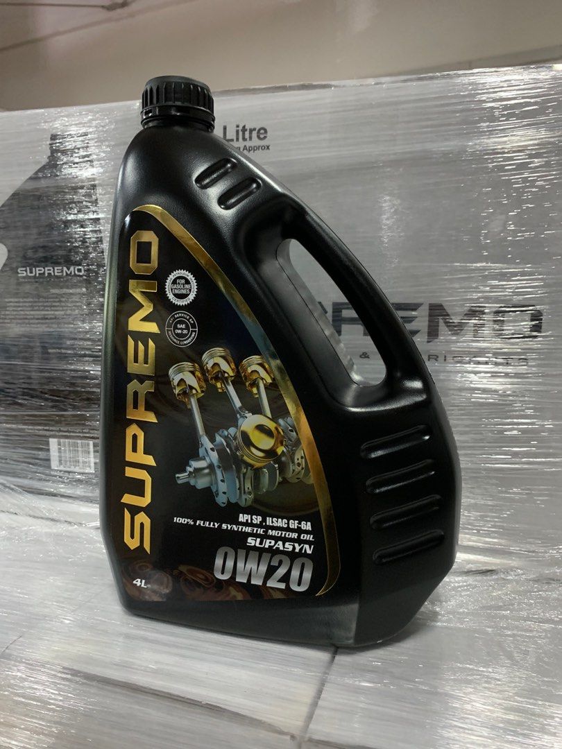 Supremo engine oil API SP 4L, Car Accessories, Accessories on Carousell
