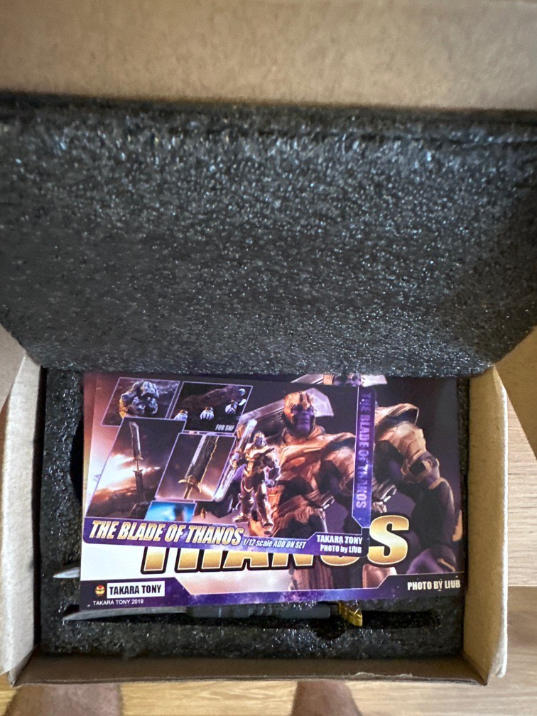 SHF Thanos Takara Tony blade of thanos, Hobbies & Toys, Toys & Games on ...