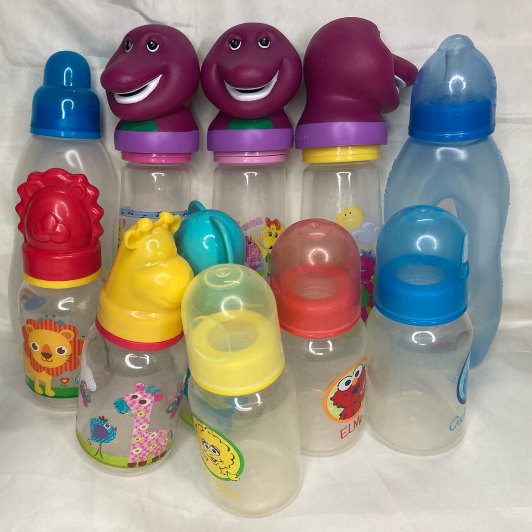TAKE ALL! 12pcs Branded Baby milk bottle (Barney & Sesame Street ...