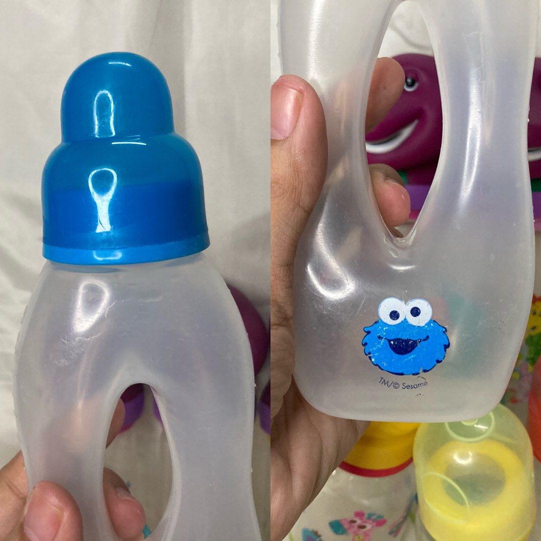 TAKE ALL! 12pcs Branded Baby milk bottle (Barney & Sesame Street ...