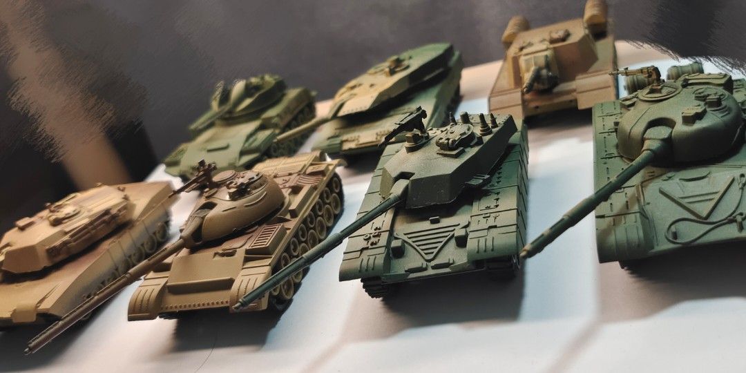 TANK MODELS:7 TYPE MODELS TANKS, Hobbies & Toys, Toys & Games on Carousell