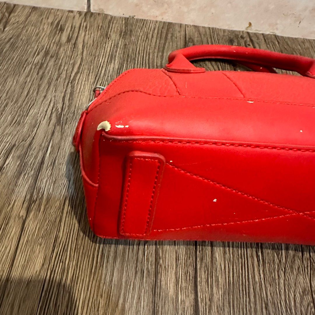 Tas Merah Tote Bag Jinjing Res Sling Mango, Fesyen Wanita, Tas & Dompet ...