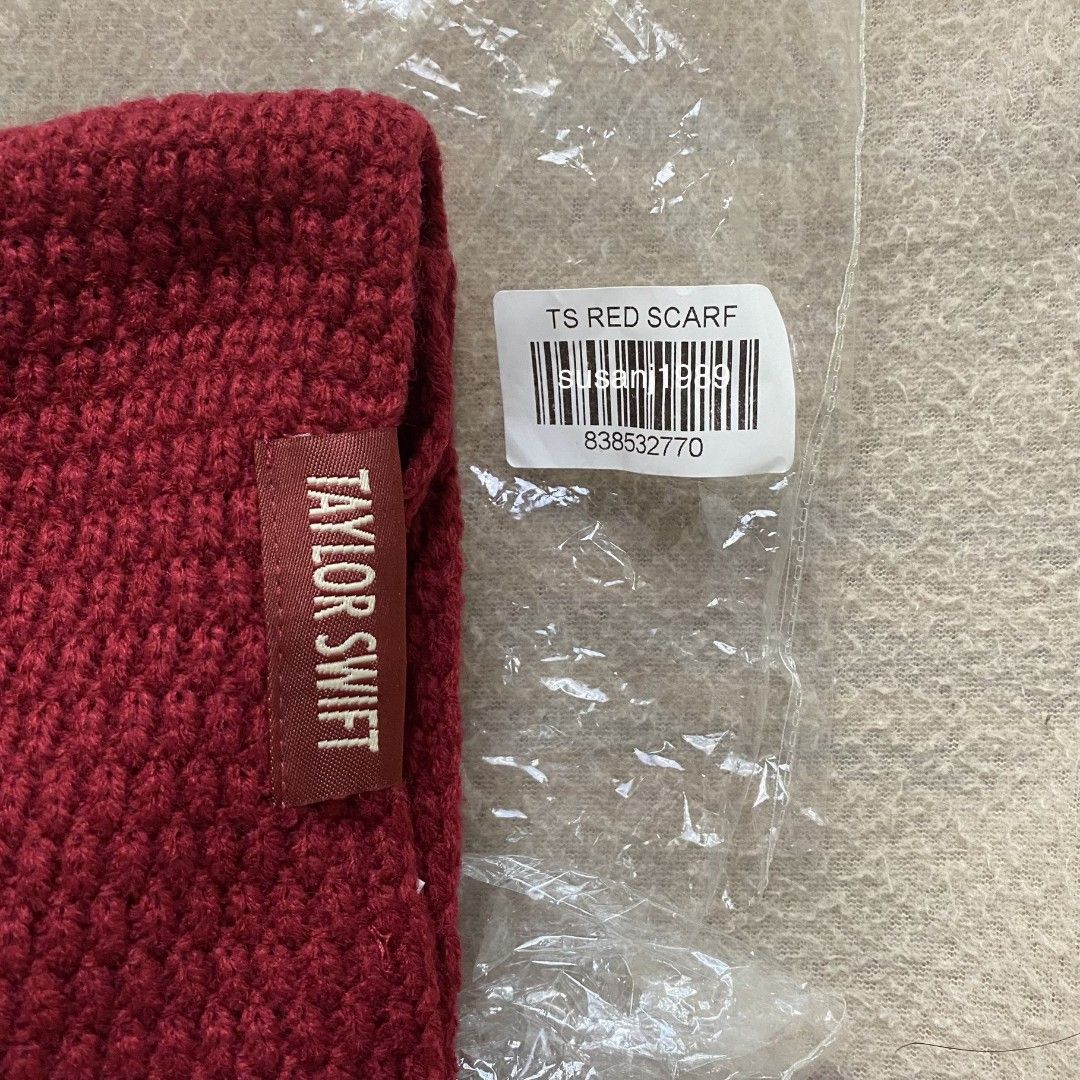 Taylor Swift | All Too Well Red Scarf, Women's Fashion, Watches ...
