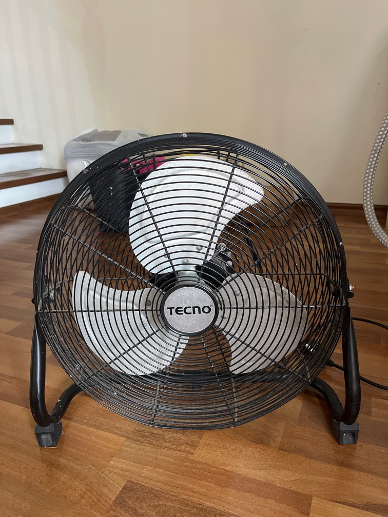 Tecno high velocity floor fan, Furniture & Home Living, Lighting & Fans ...
