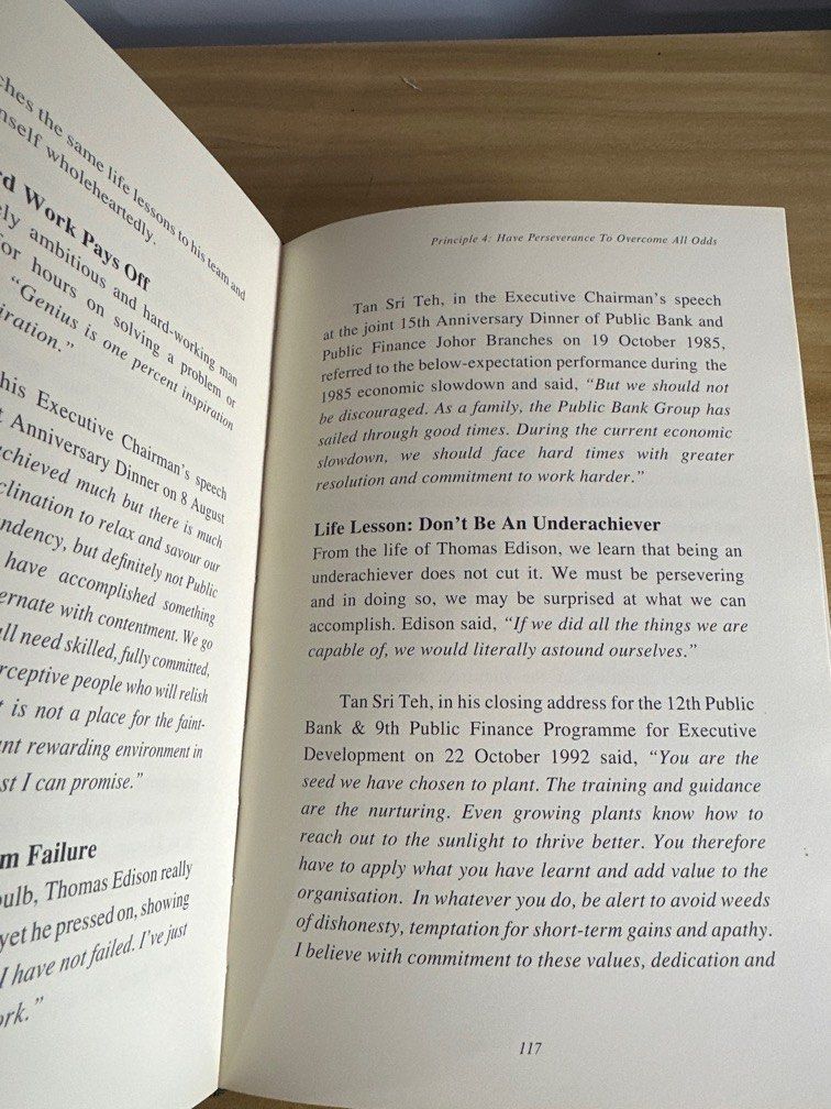 Teh Hong Piow public bank founder book, Hobbies & Toys, Books ...