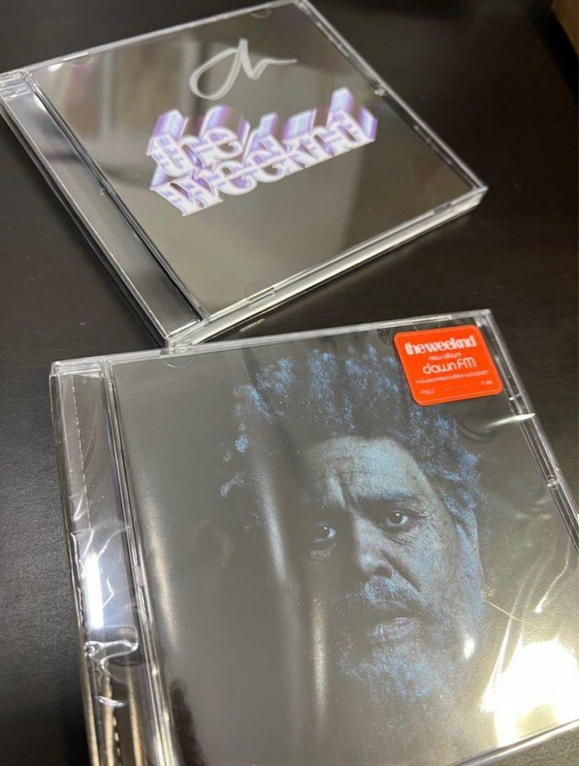 THE WEEKND DAWN FM HAND SIGNED CD LIMITED, Hobbies & Toys, Music ...