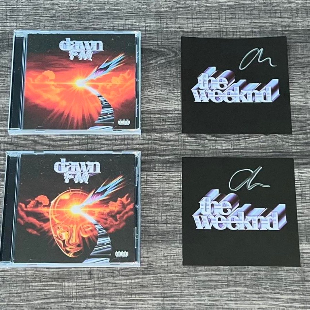 THE WEEKND DAWN FM HAND SIGNED CD LIMITED, Hobbies & Toys, Music & Media, CDs & DVDs on Carousell