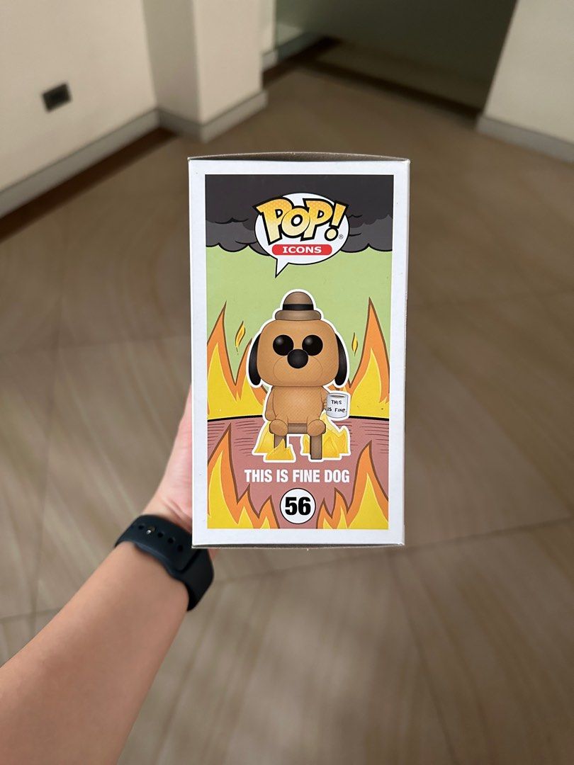 This Is Fine Dog Funko Pop on Carousell
