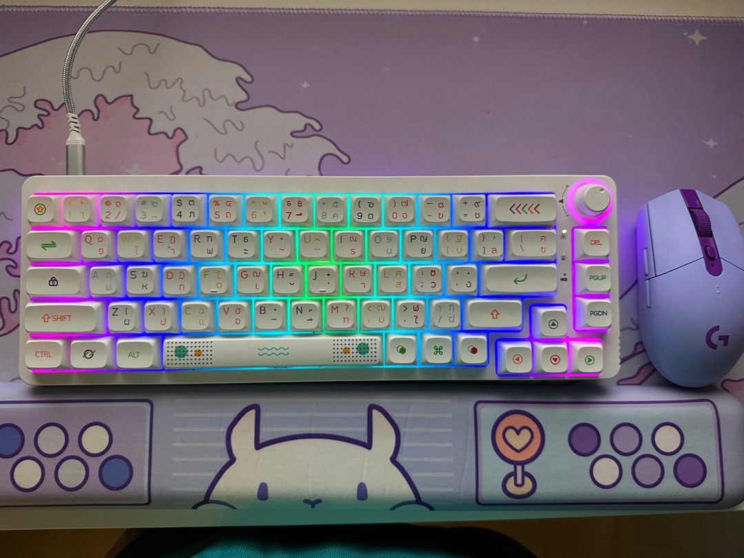 TM680 - Brown Switches (Tactile) - Neon KeyCaps, Computers & Tech ...