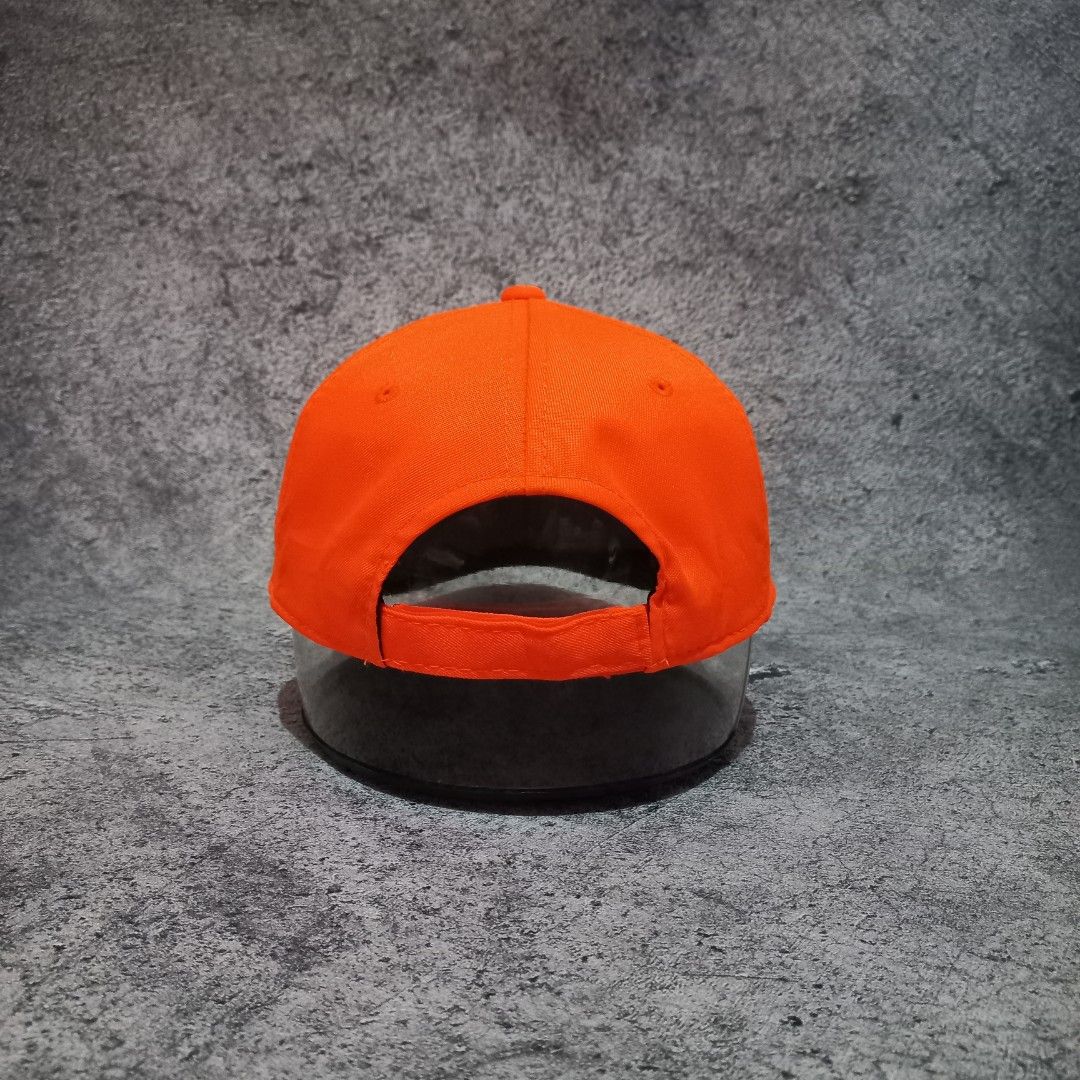 TOPI BORDIR SIMPLE ORANGE, Fesyen Pria, Aksesoris, Topi di Carousell