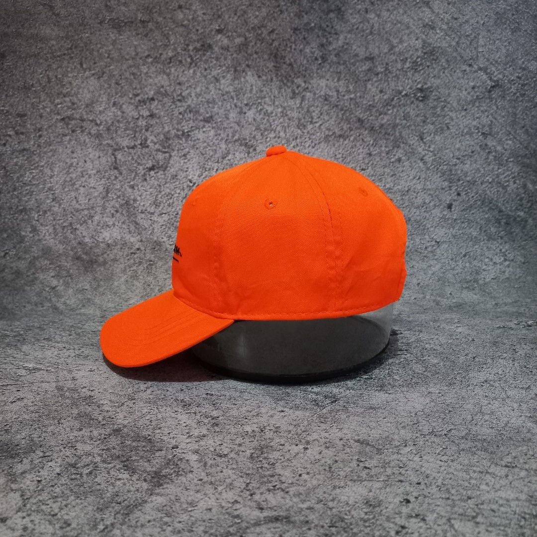 TOPI BORDIR SIMPLE ORANGE, Fesyen Pria, Aksesoris, Topi di Carousell
