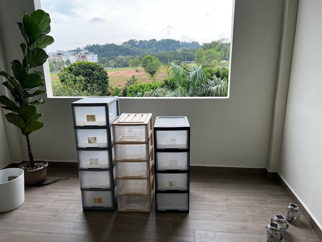 Toyogo & soho novo Plastic Storage drawer (bigger than A4), Furniture ...