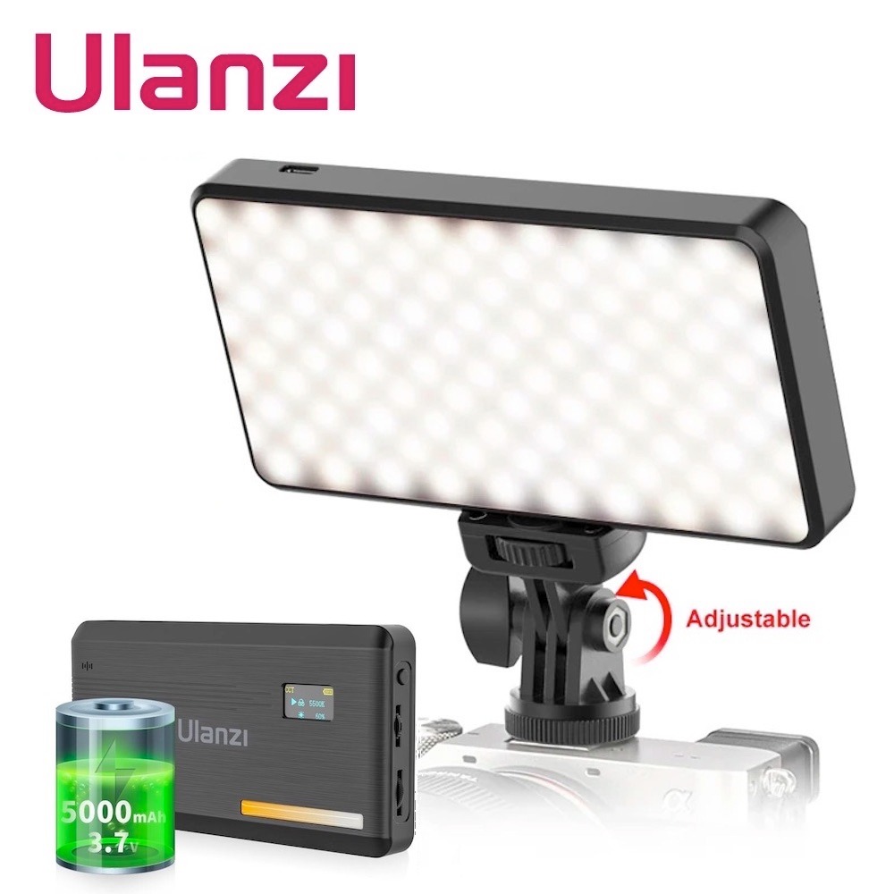 ULANZI VL200 5000mAh Bi-Color LED Video Light for DSLR Camera ...