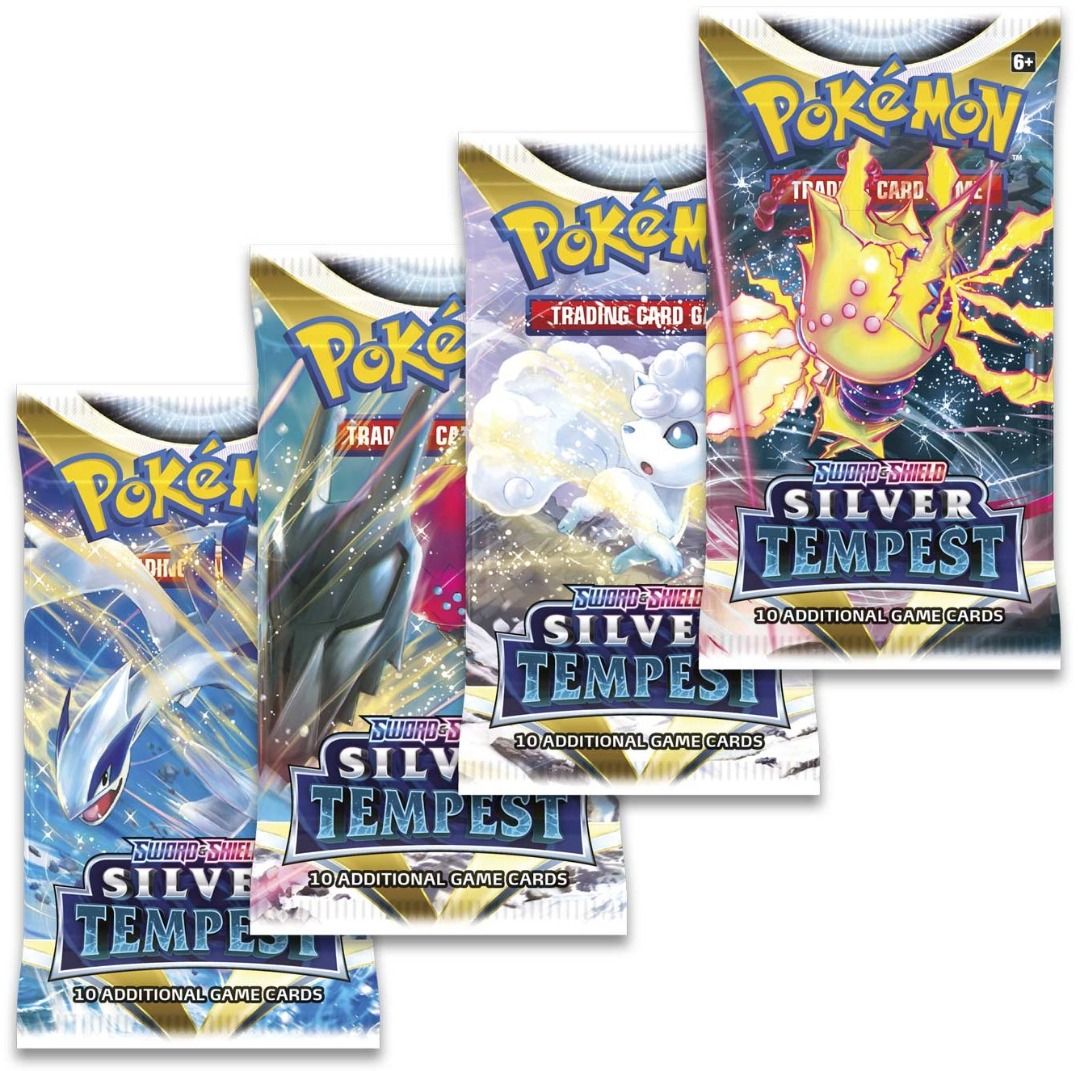 *UNFILTERED LOOSE PACKS* Pokemon TCG Sword and Shield SS12 Silver ...